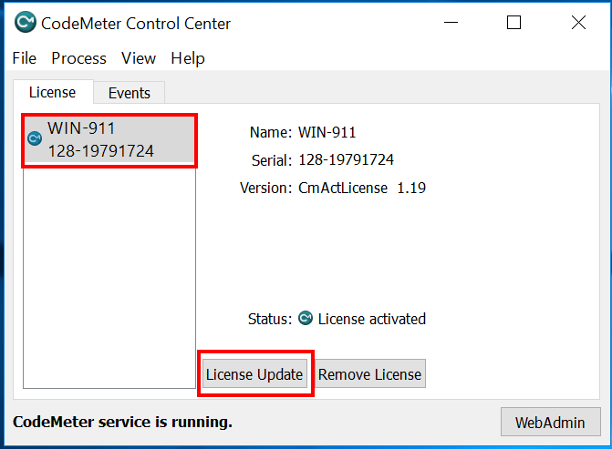Licensing your WIN-911 Software