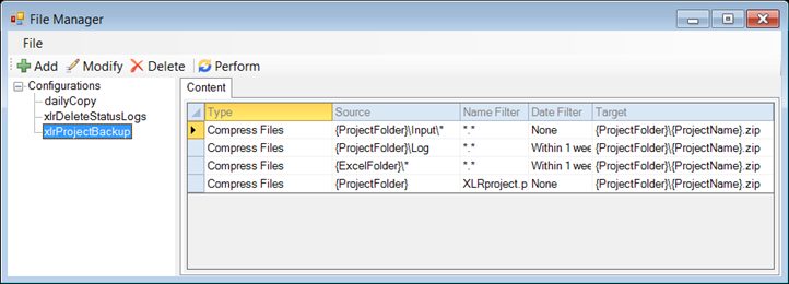 How to use the File Manager tool